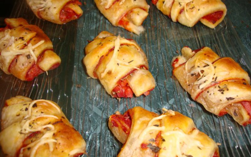 Recette croissants pizza pas chère et simple > Cuisine Étudiant