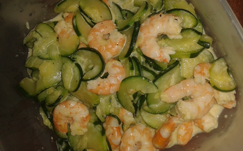 Recette Poêlée De Courgettes Aux Crevettes économique Et Express
